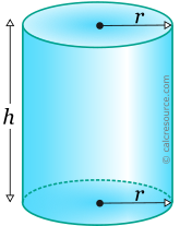 Properties of cylinder - calculator | calcresource